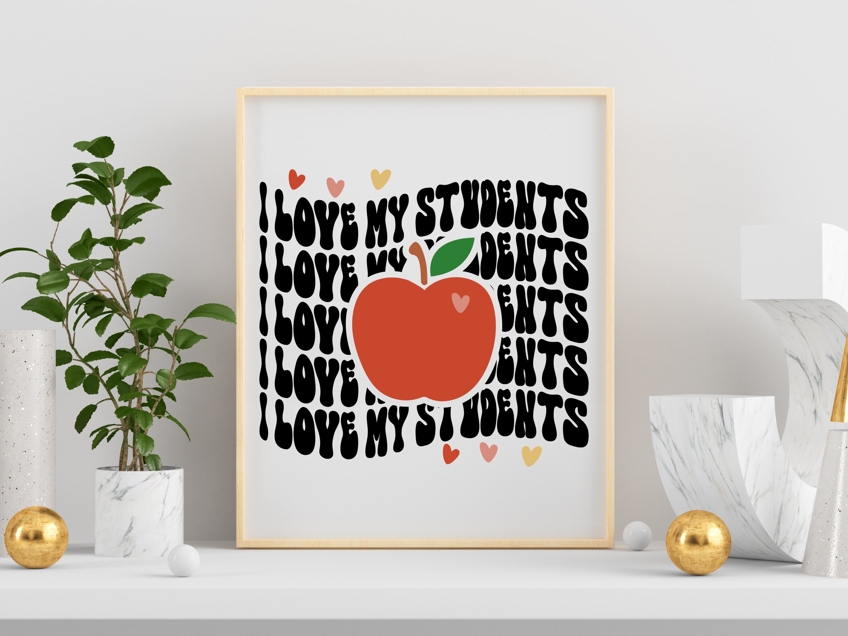 I Love My Students Svg | Teacher Valentine Svg | Valentines Day Svg ...