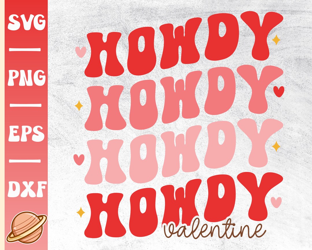Howdy Valentine Svg | Western Valentine | Happy Valentines Day | Howdy ...