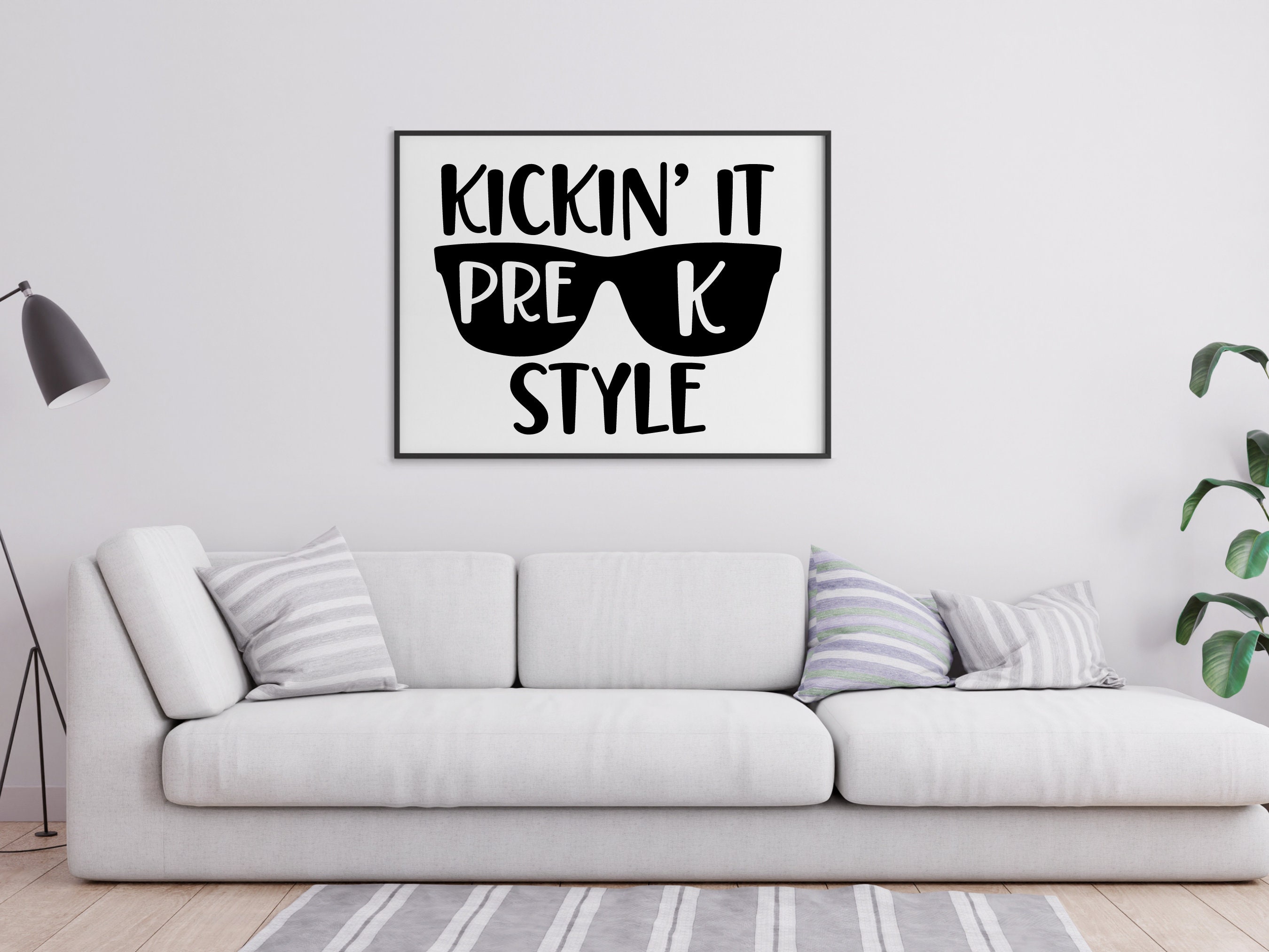 Kickin It Pre K Style Svg Preschool Graduation 2022 Pre-k | Etsy
