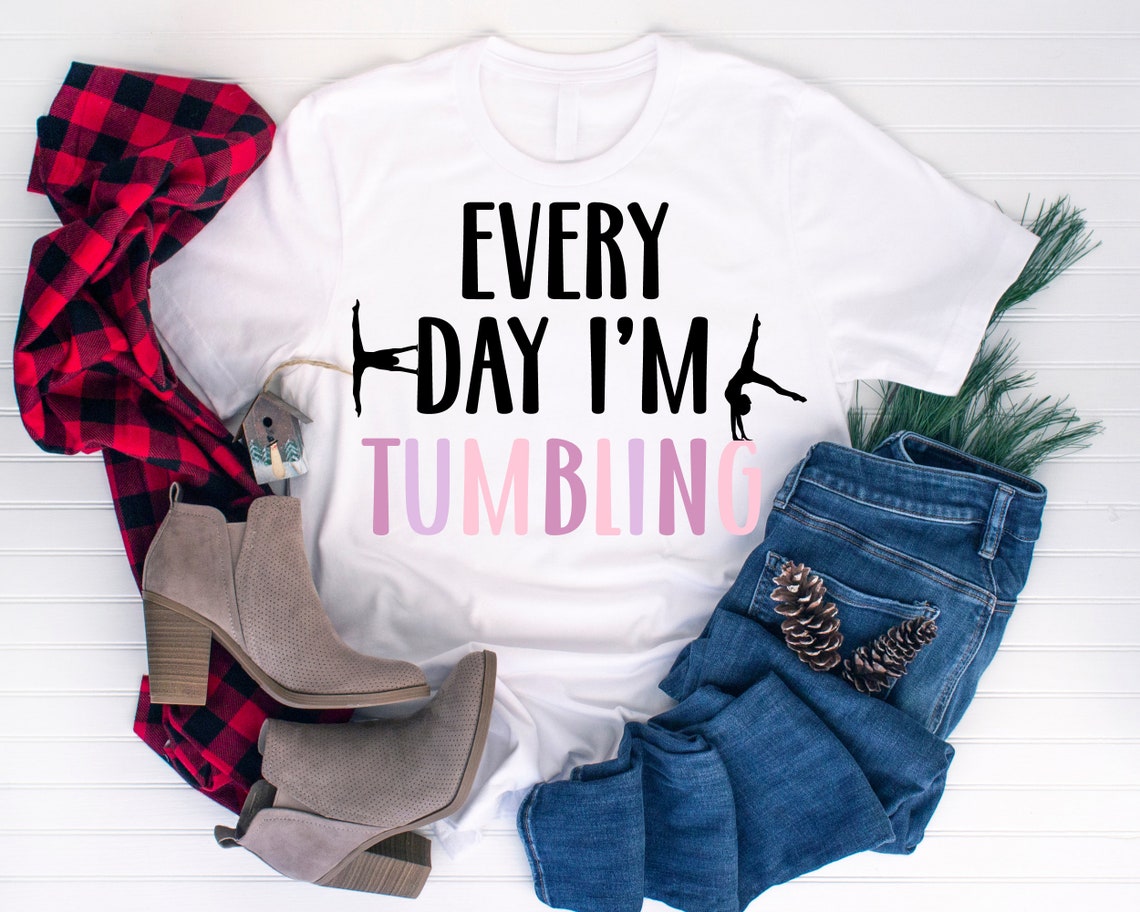 Every Day I'm Tumbling Svg Gymnastics SVG Gymnast | Etsy