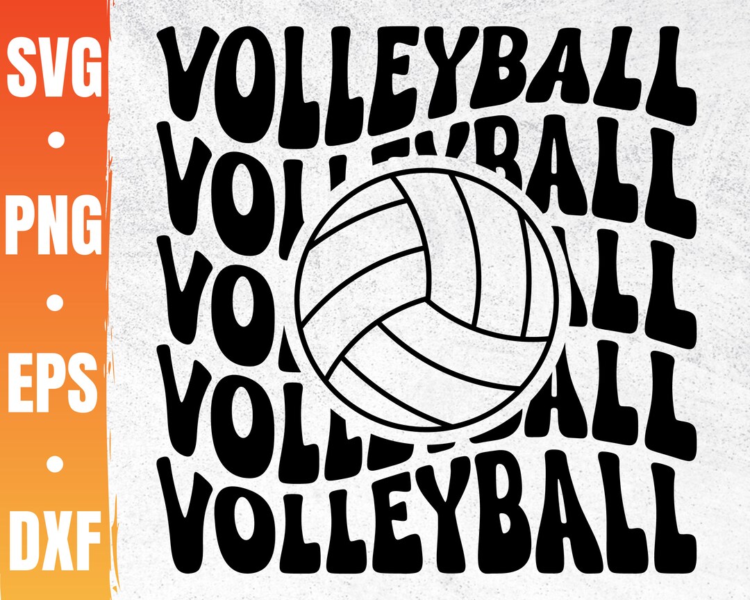 Retro Volleyball Svg | Volleyball Mom Svg | Game Day Vibes | Volleyball ...