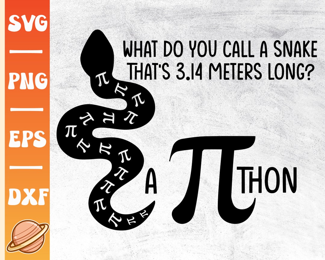 Pithon Pi Svg | Pi Day Svg | Pi Day Svg for Shirt | Happy Pi Day | Math ...