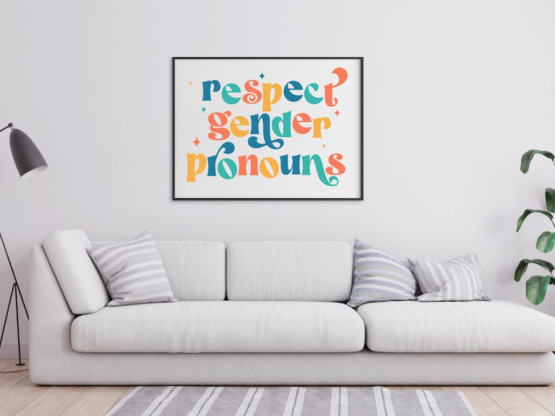 Respect Gender Pronouns Svg | Pride Svg | Pride Month Svg | Respect ...