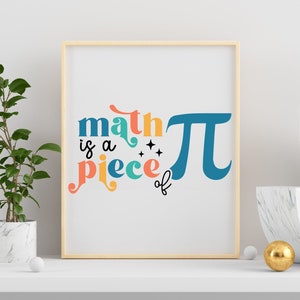 Math is A Piece of Pi Svg | Pi Day Svg | Pi Day Svg for Shirt | Happy ...