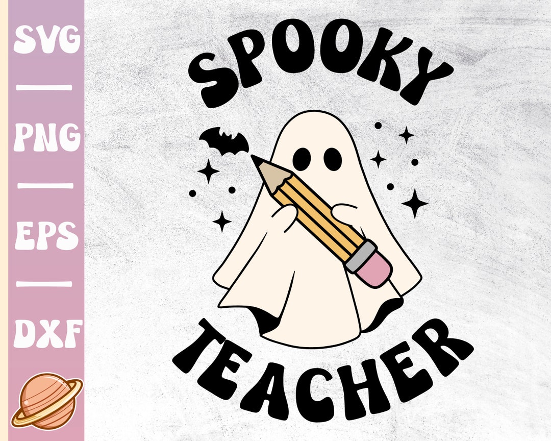 Spooky Teacher | Teacher Halloween Png | Halloween Teacher Shirt Svg ...
