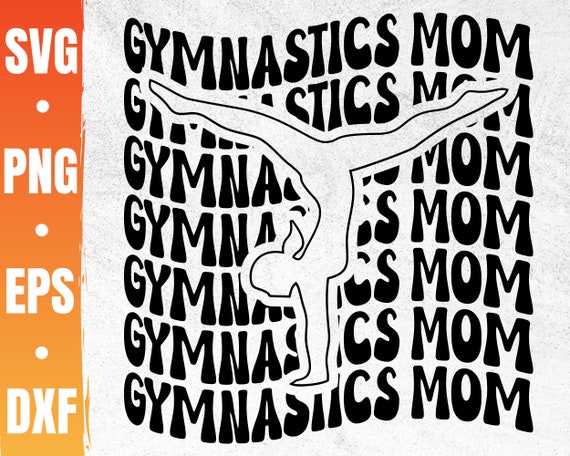 Retro Gymnastics Mom Svg Tumbling Mom Svg for Cricut File - Etsy