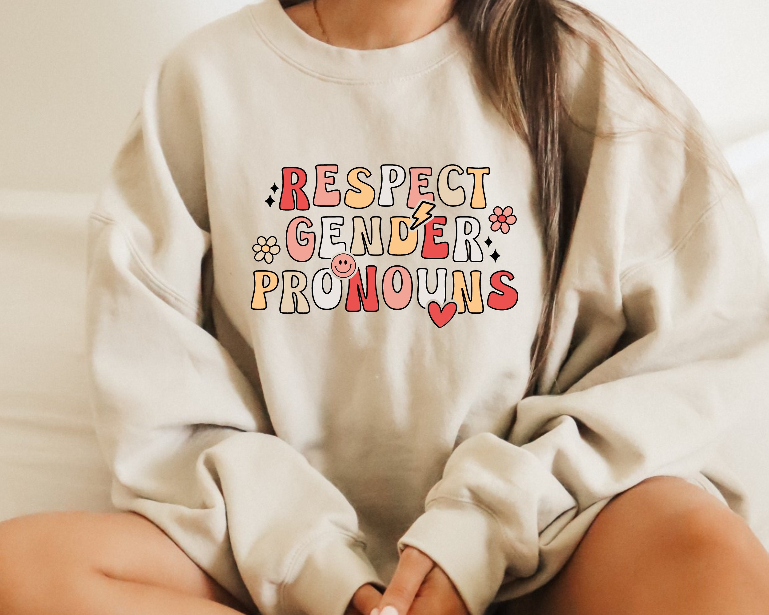 Respect Gender Pronouns Svg | Pride Svg | Pride Month Svg | Respect ...