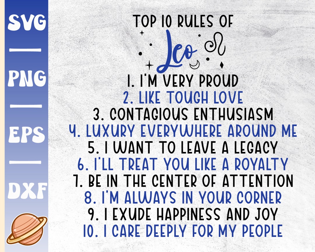 Leo Zodiac Sign | Leo Svg | It's Leo Season | Astrology Svg File for ...