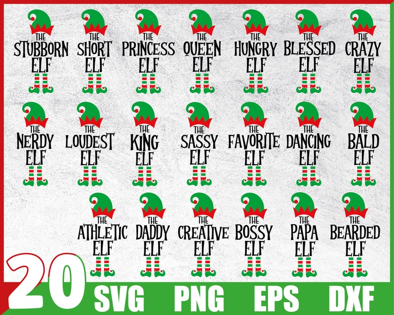 Christmas Elf Svg Bundle | Most Likely to Christmas Svg | Matching ...