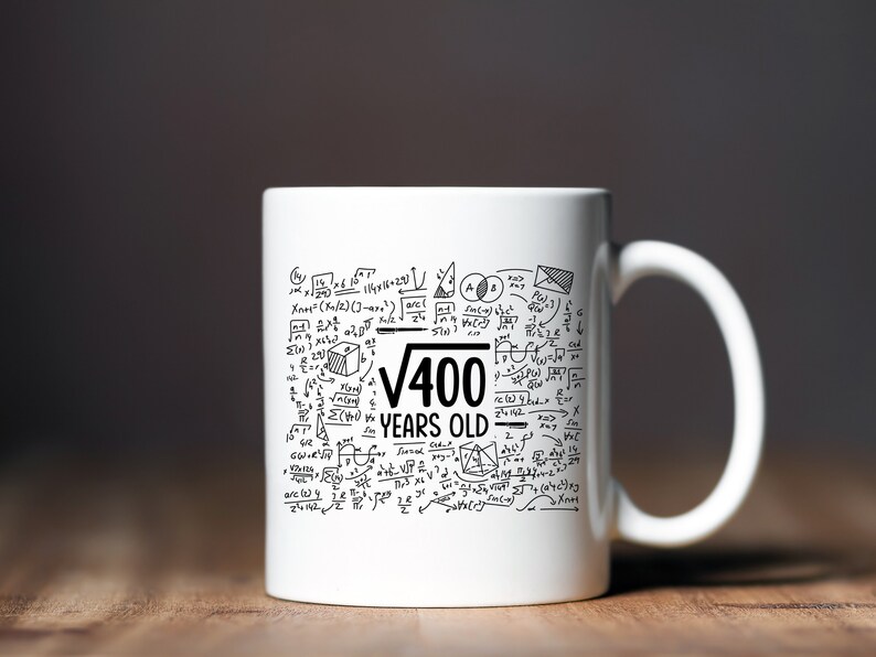 20th Birthday Svg | Square Root of 400 | 20 Years Old Png | Birthday ...