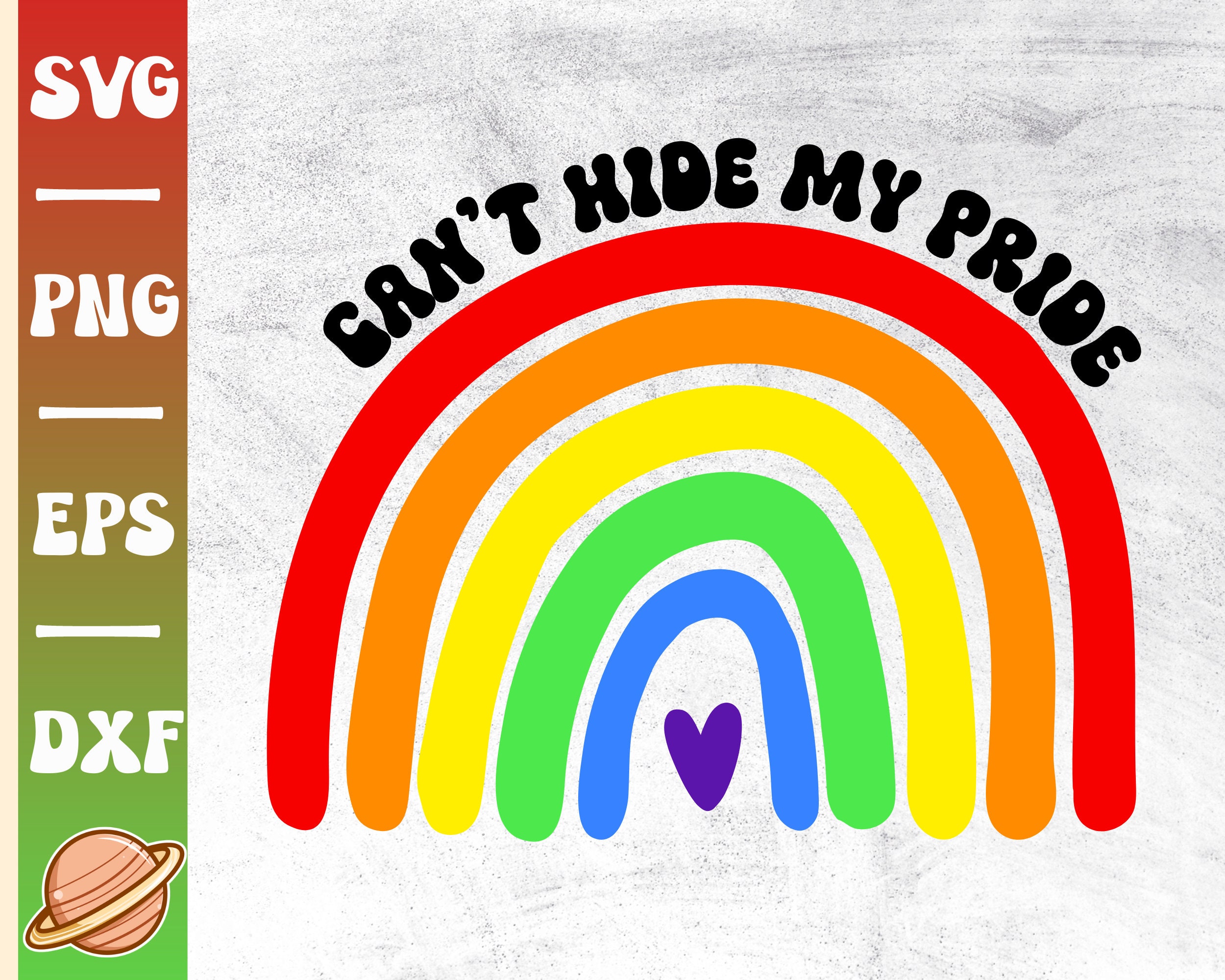 Cant Hide My Pride Svg Pride Month Svg Gay Pride Svg - Etsy