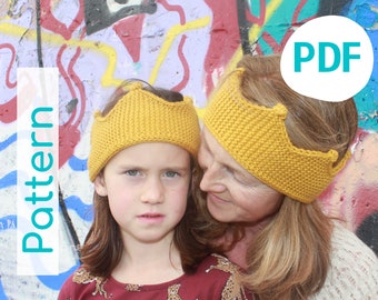 Baby Crown Knitting Pattern - Etsy