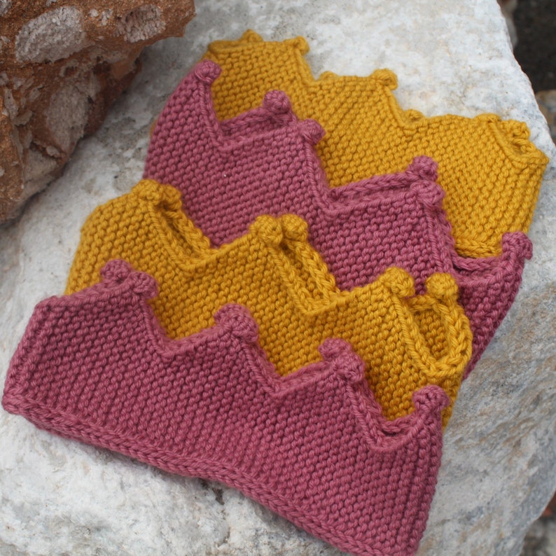 Knitting Crown Pattern PDF Womens Headband Knitted Crown | Etsy