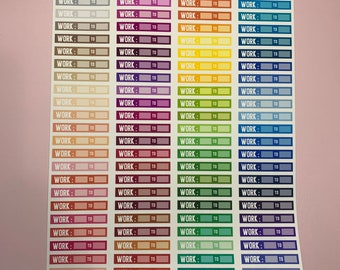 Work Schedule Stickers - Etsy