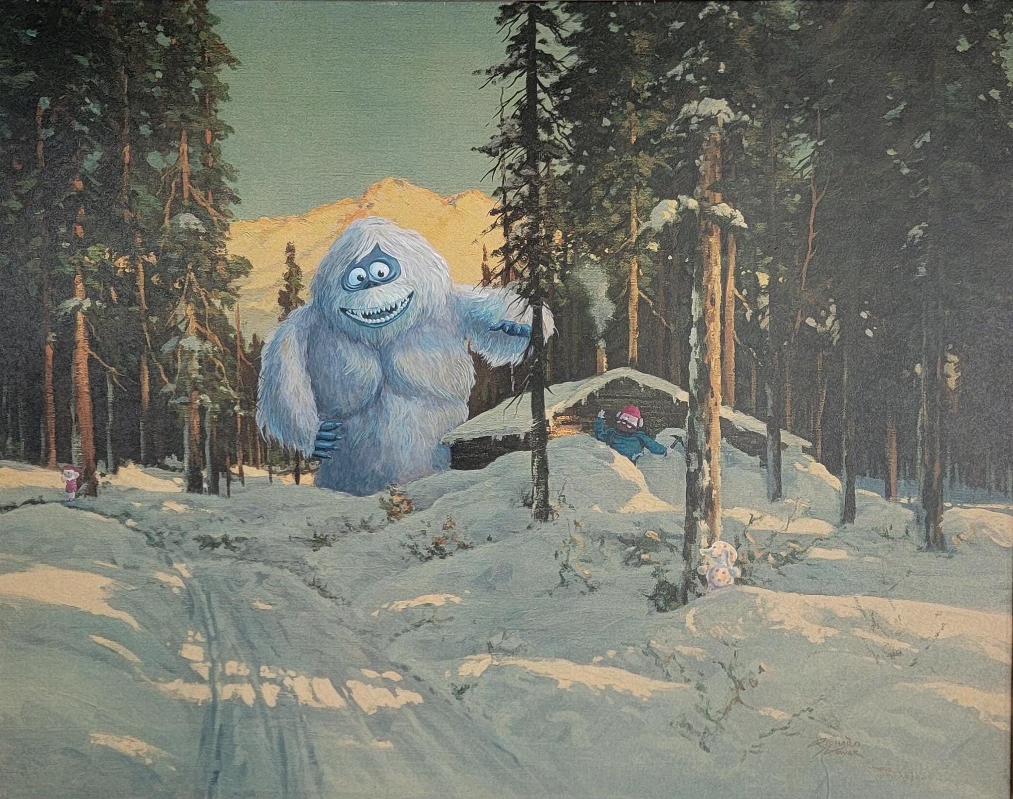 The Misfits. Giclee Print of Vintage Upcycled Painting. Christmas ...