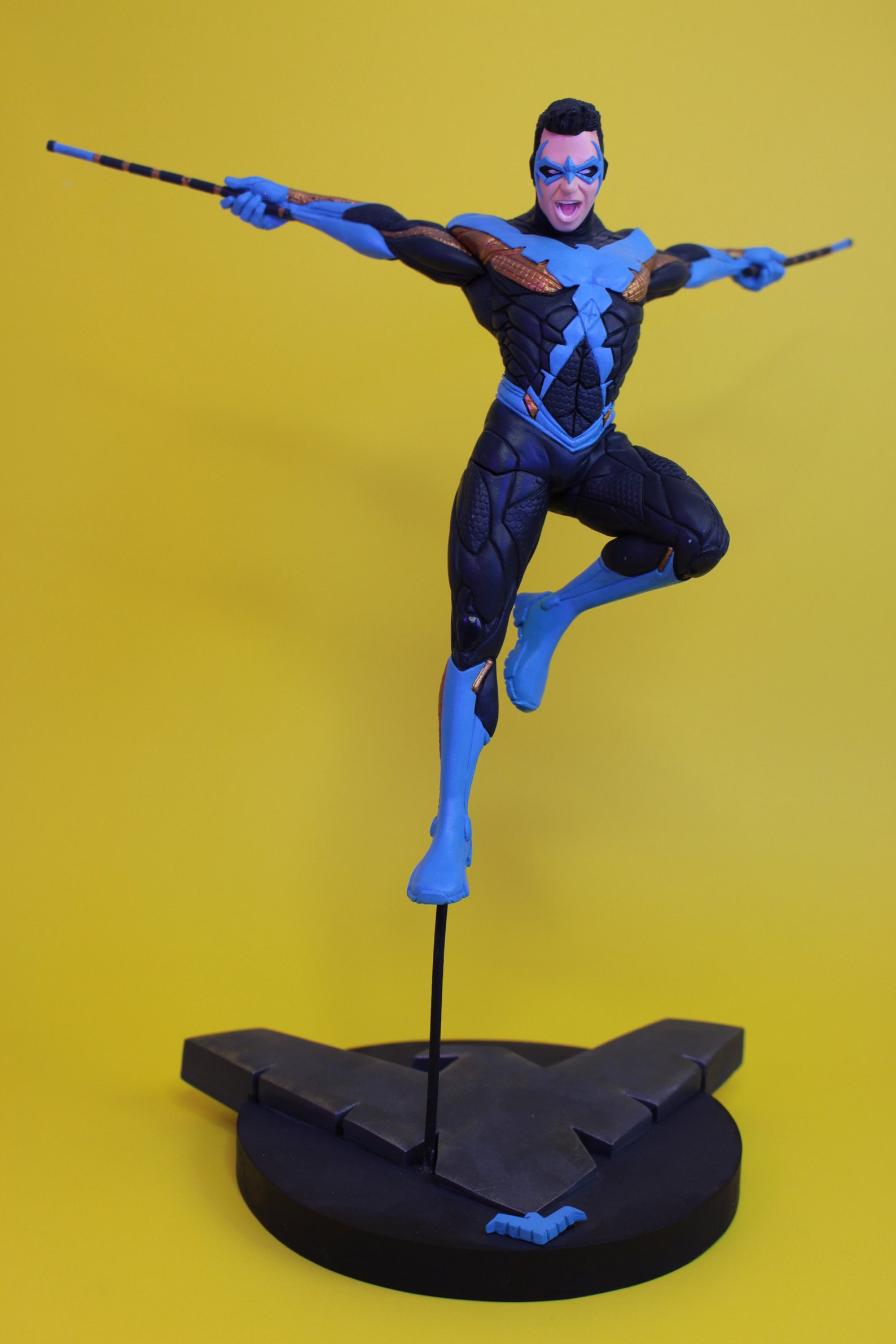 Nightwing Hand Sculpted 1:10 Scale Collectible Unpainted or | Etsy