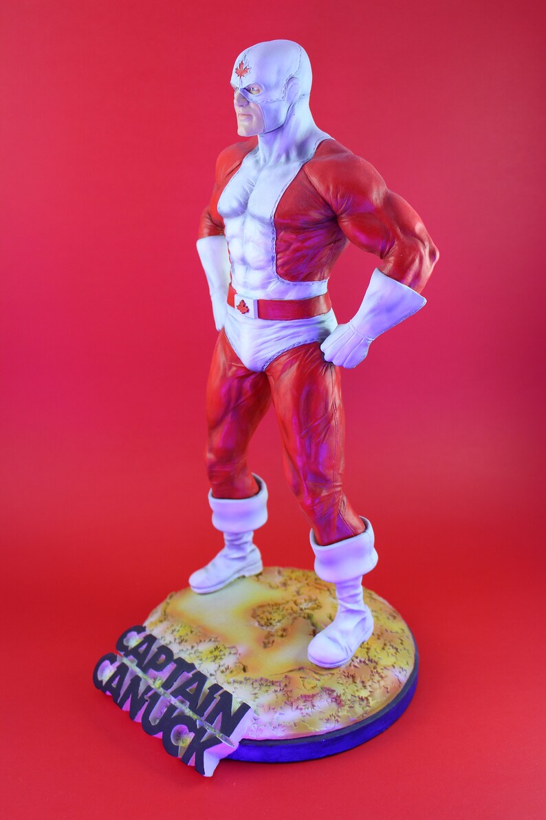 Captain Canuck Classic 1:6 Scale Maquette - Painted or Unpainted - Etsy
