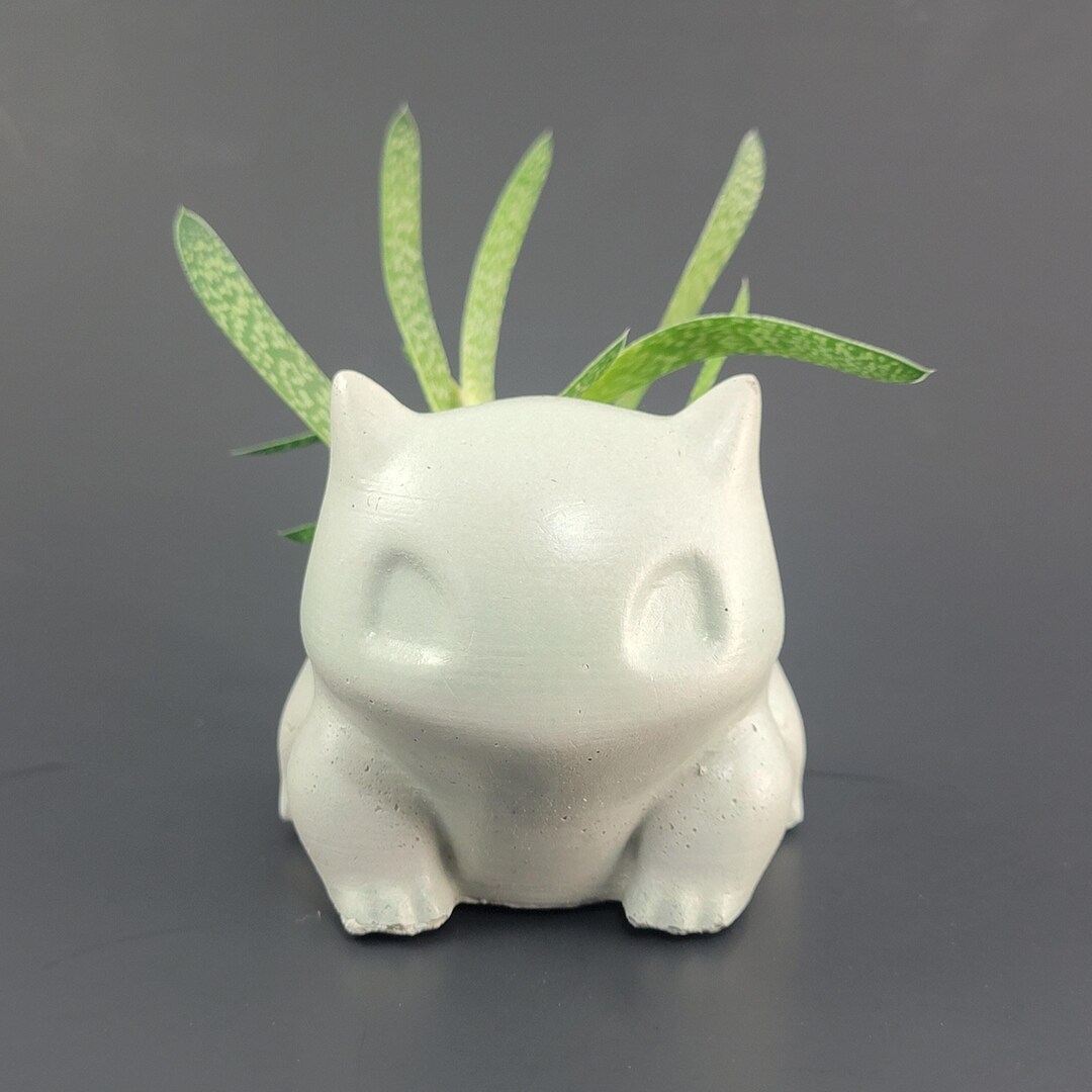 Bulbasaur Concrete Planter | Pokemon Air Succulent Planter | Fan Art ...