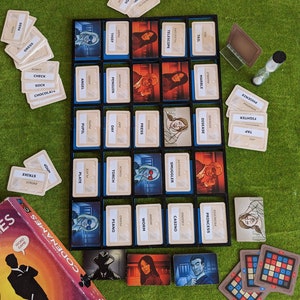 Codenames Board Game Grid - Etsy