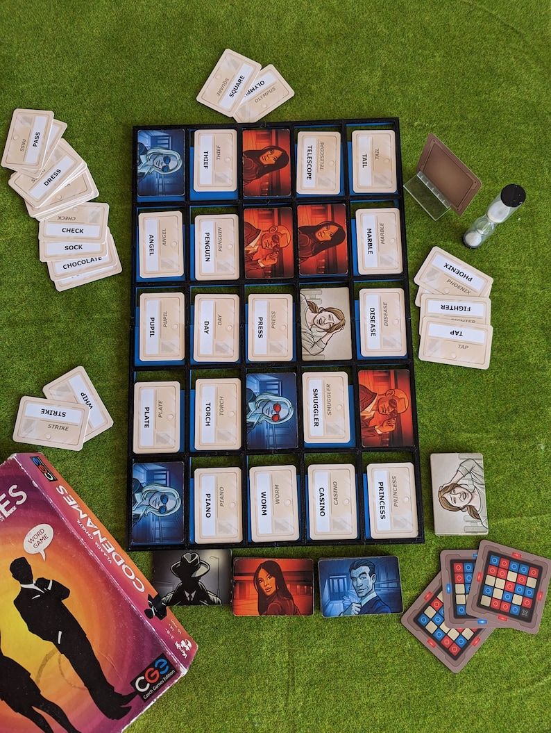 Codenames Board Game Grid - Etsy