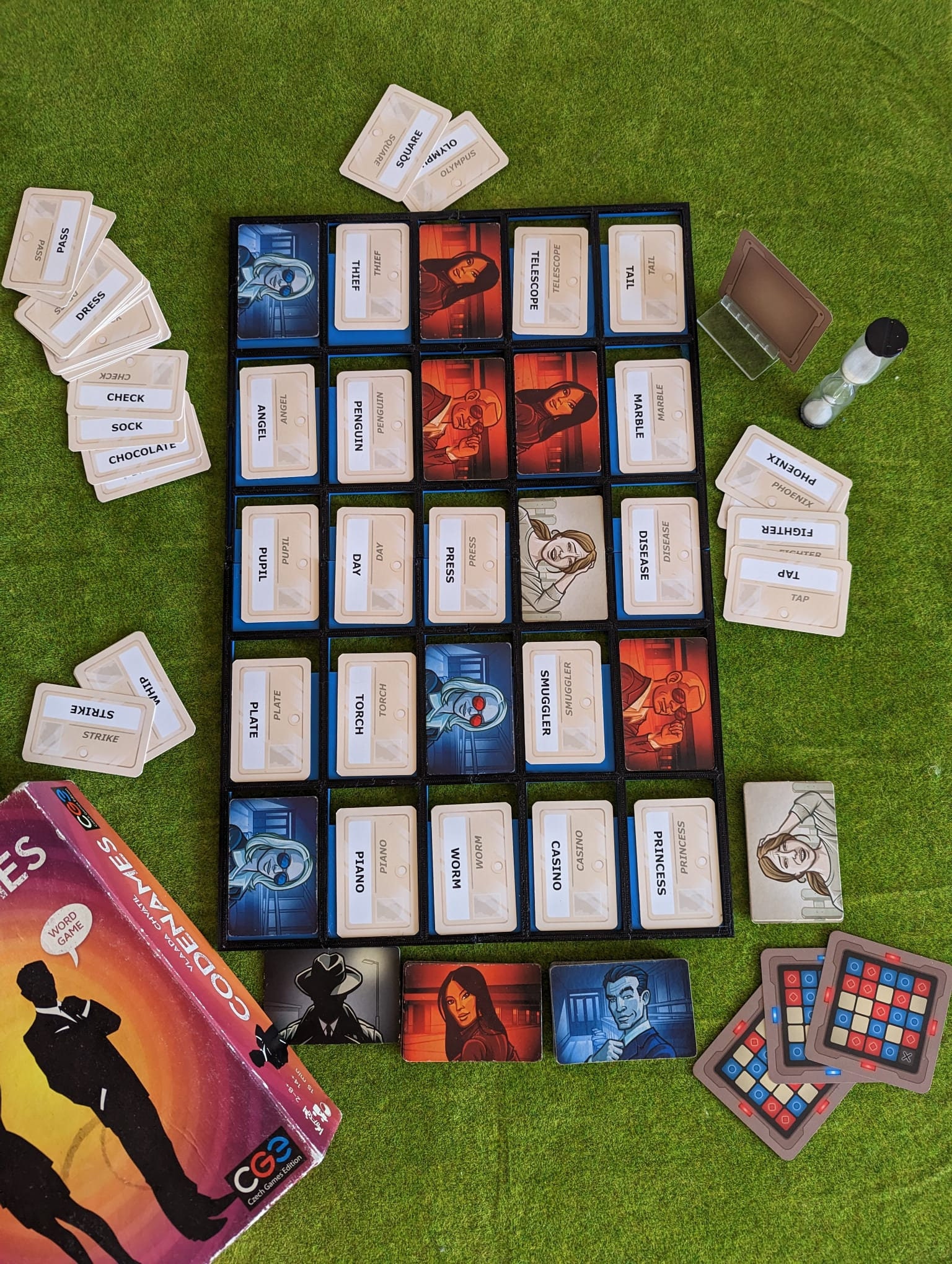 Codenames Board Game Grid - Etsy