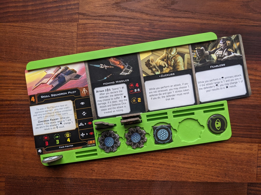 Jedi Knight Tournament Card and Token Holder/ Dashboard for X-wing ...