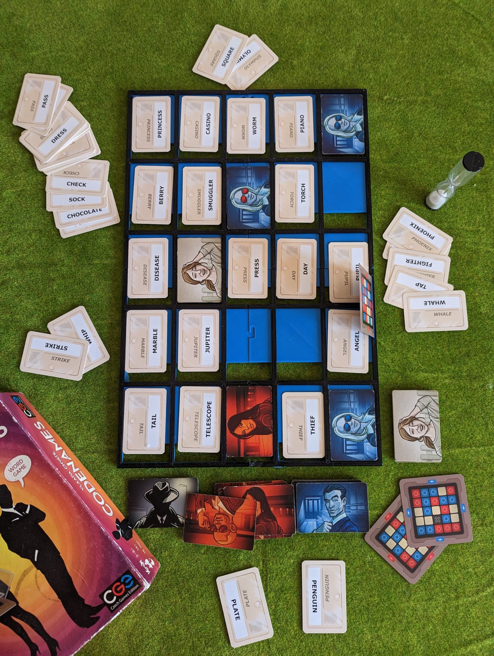 Codenames Board Game Grid - Etsy