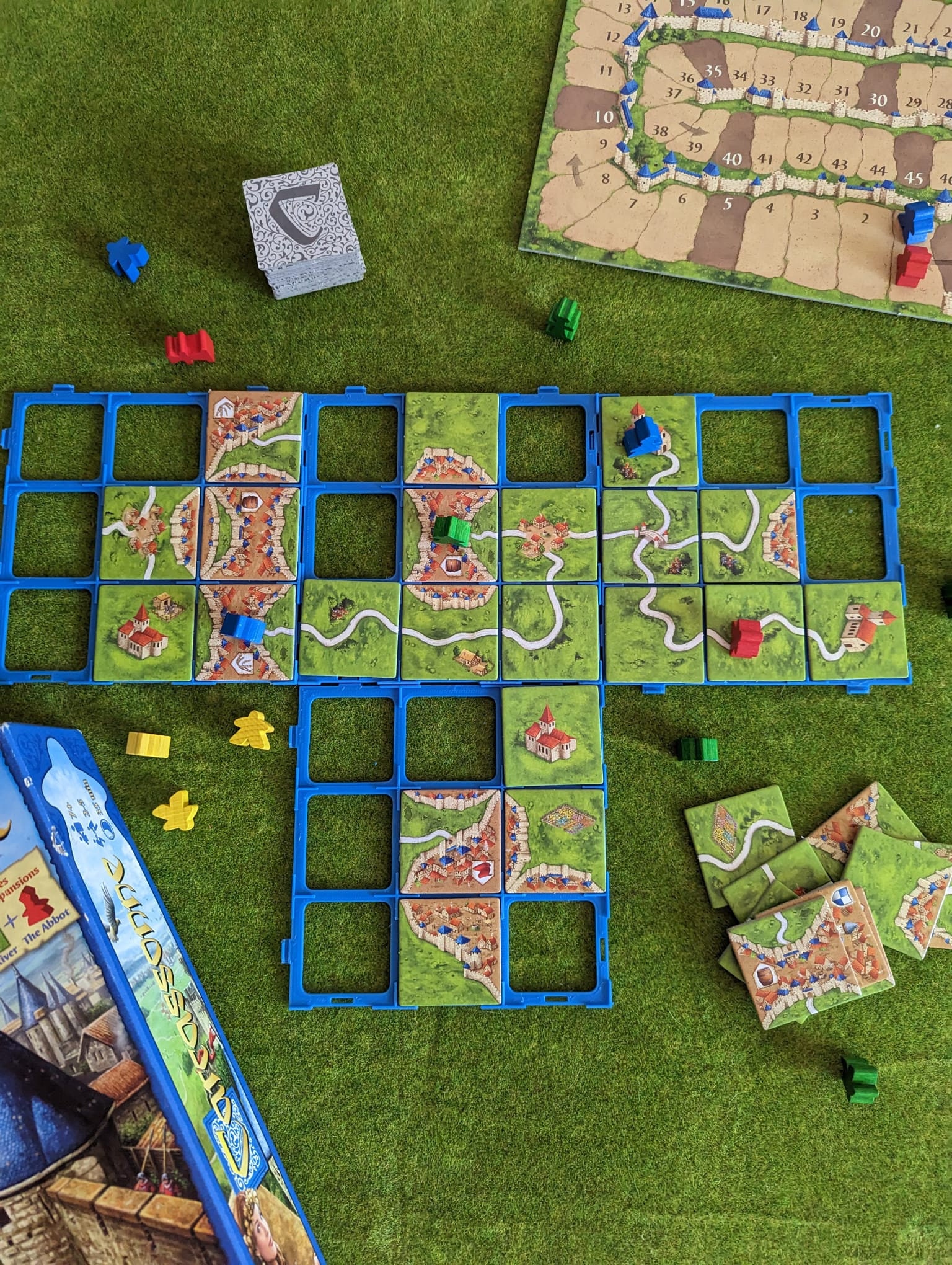 Carcassonne Tile Grid Game Board X 5 - Etsy