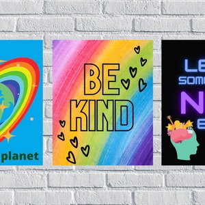 9 Printable Posters | Kids Wall Art | Inspirational | Confidence ...