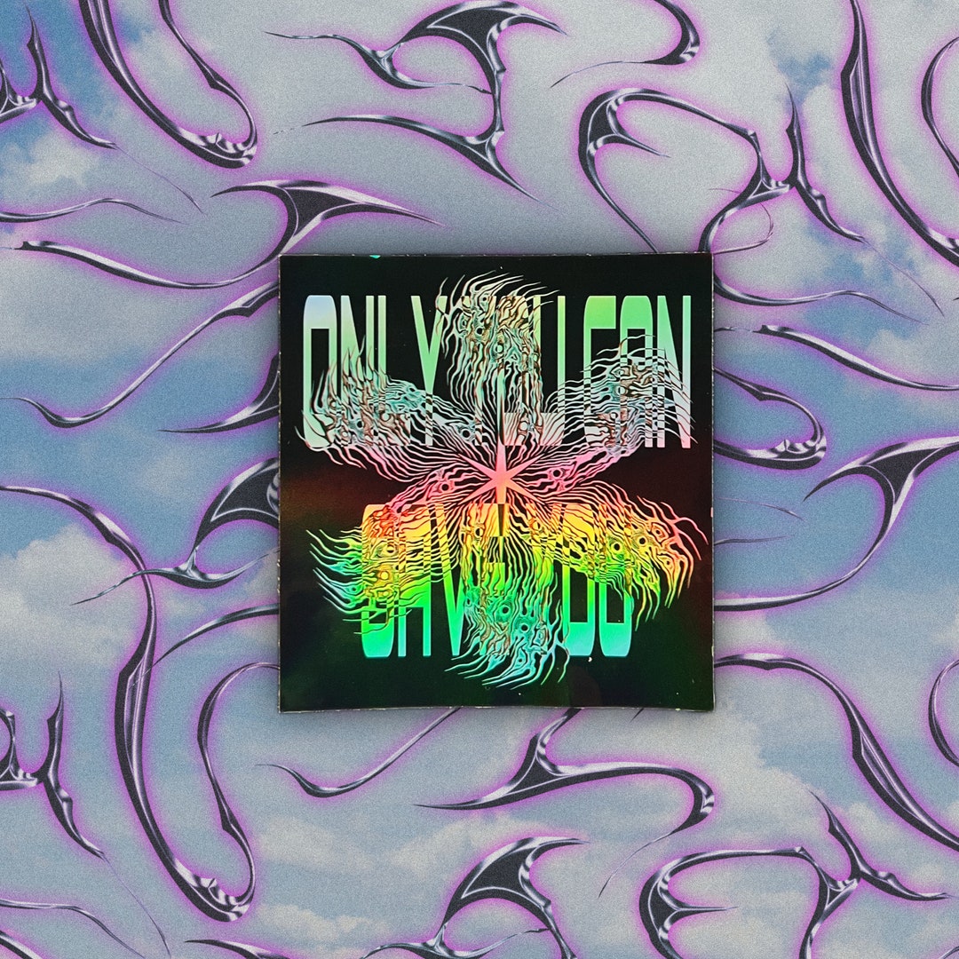 ONLY U SIGIL Holographic Iridescent Laptop Vinyl Decal Sticker - Etsy