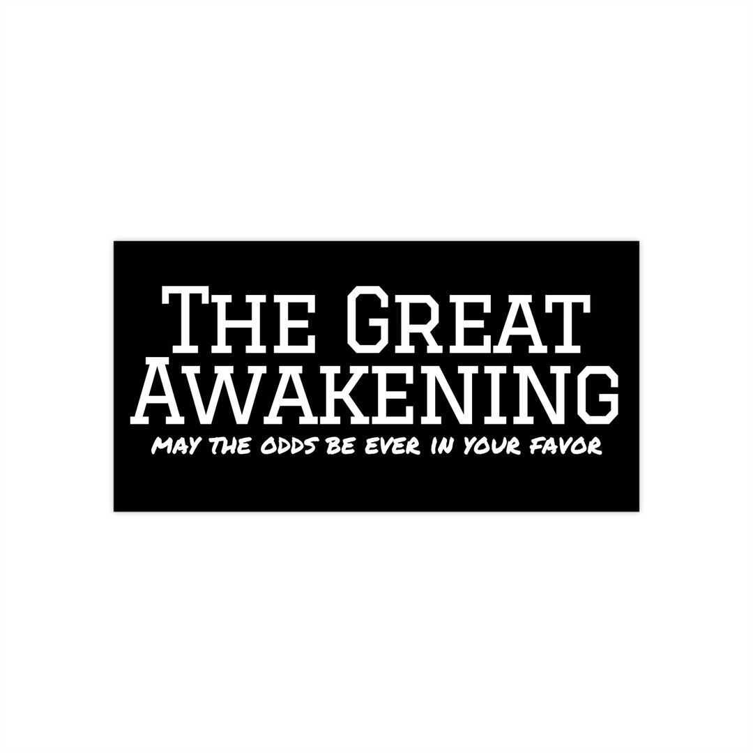 The Great Awakening Bumper Sticker - Etsy