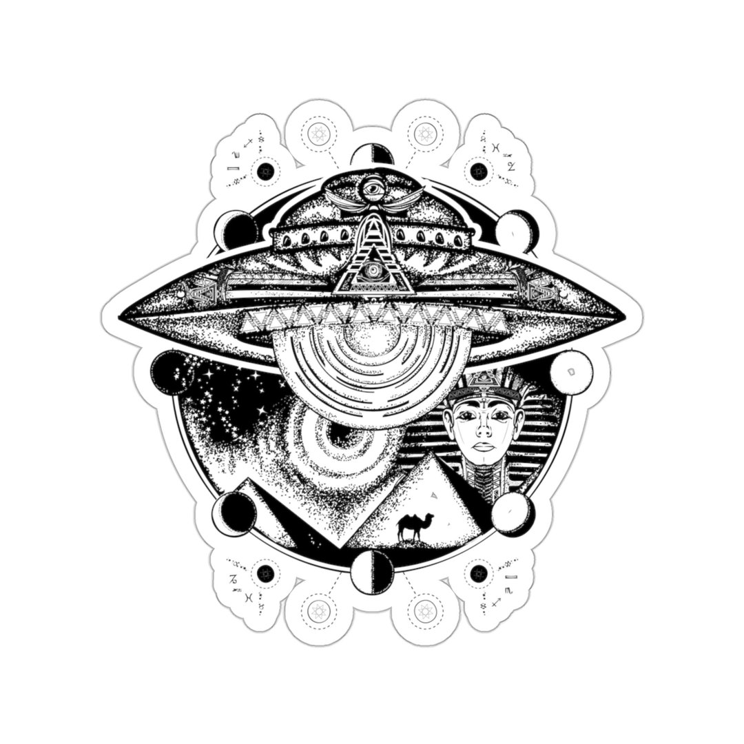 UFO Ancient Aliens Sticker - Etsy