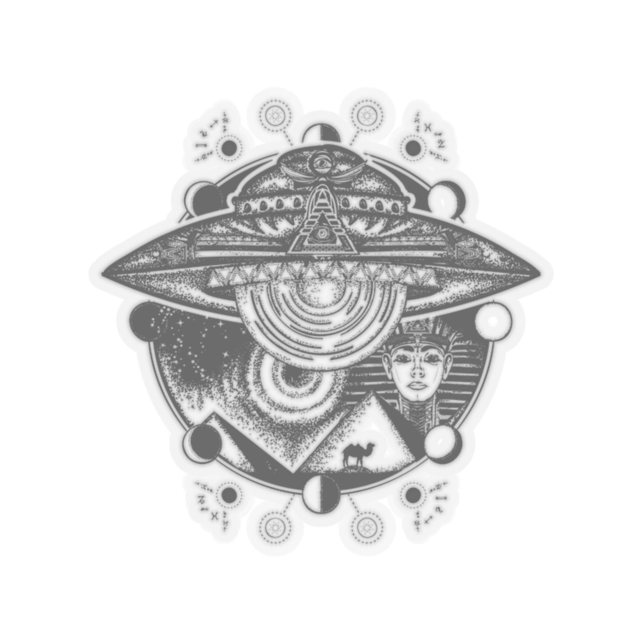 UFO Ancient Aliens Sticker - Etsy
