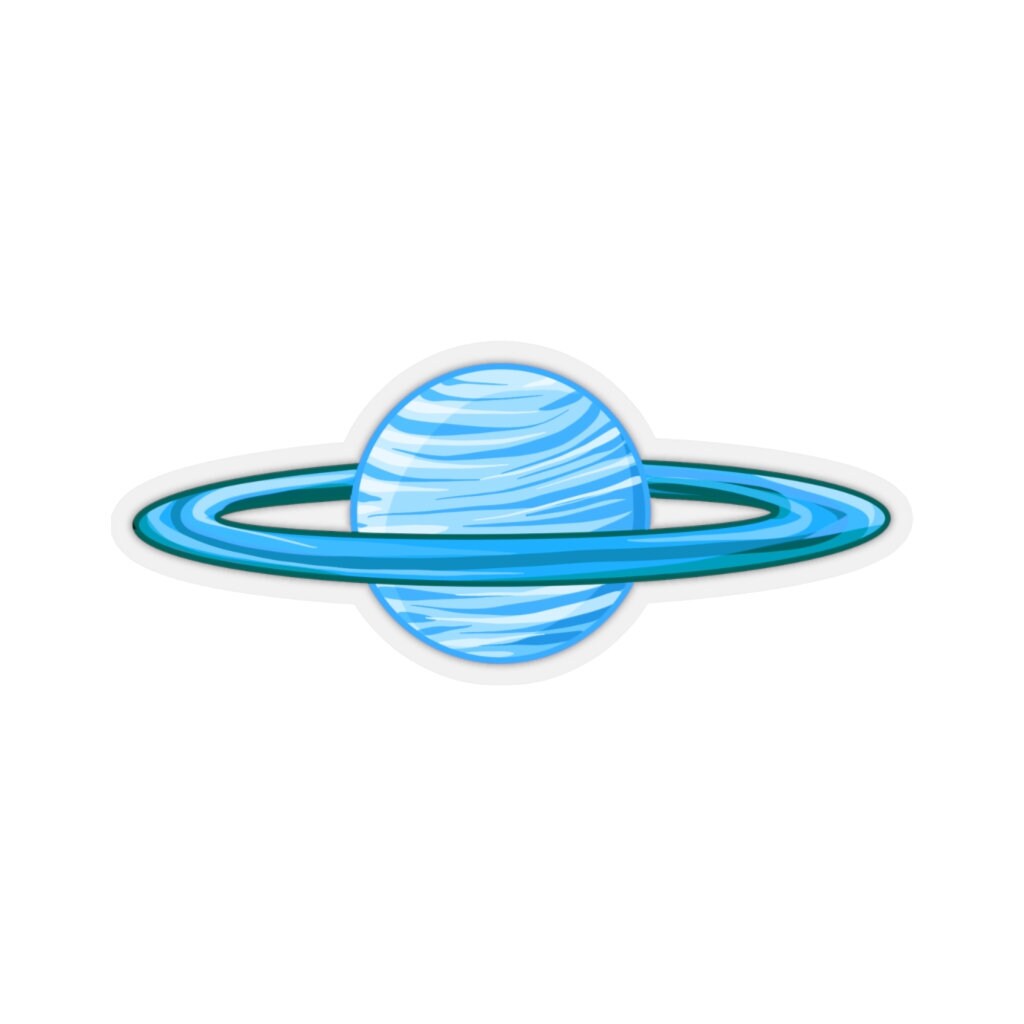 Blue Saturn Sticker - Etsy