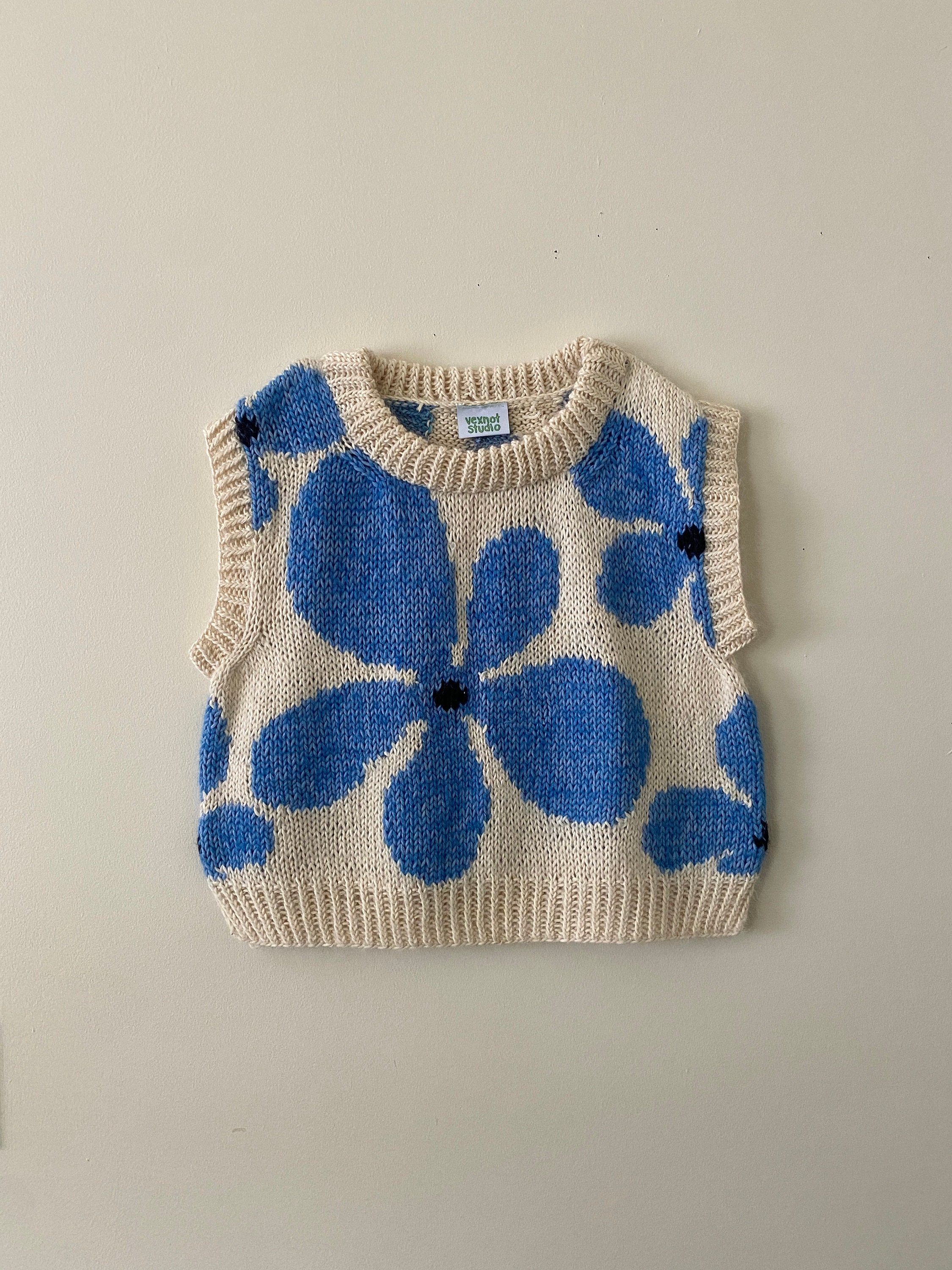 Knitting Pattern "make Myself Flowers Vest" PDF Pattern [sizes XS-5XL ...