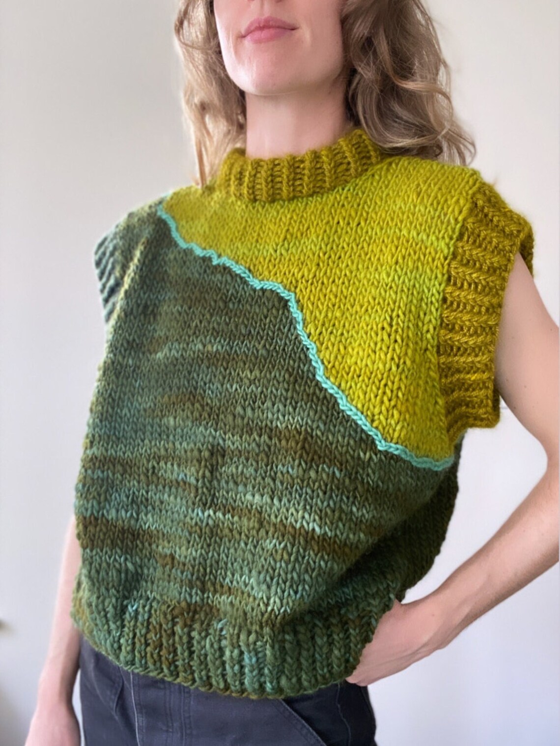 Knitting Pattern "scape Slipover" PDF Pattern [sizes 2XS-5XL] - Etsy