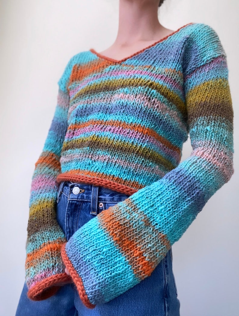Knitting Pattern lucid Sweater worsted Edition - Etsy