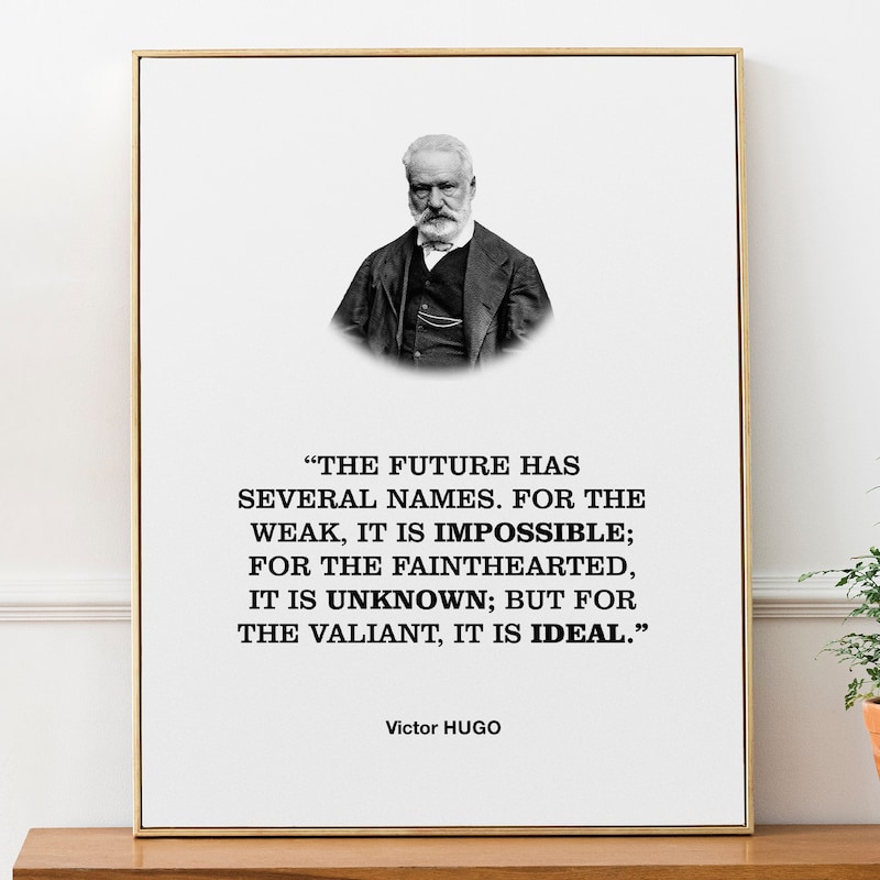 Victor Hugo Quote - Etsy
