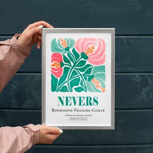 Nevers Bourgogne-franche-comté France Pink and Green Flowers ...