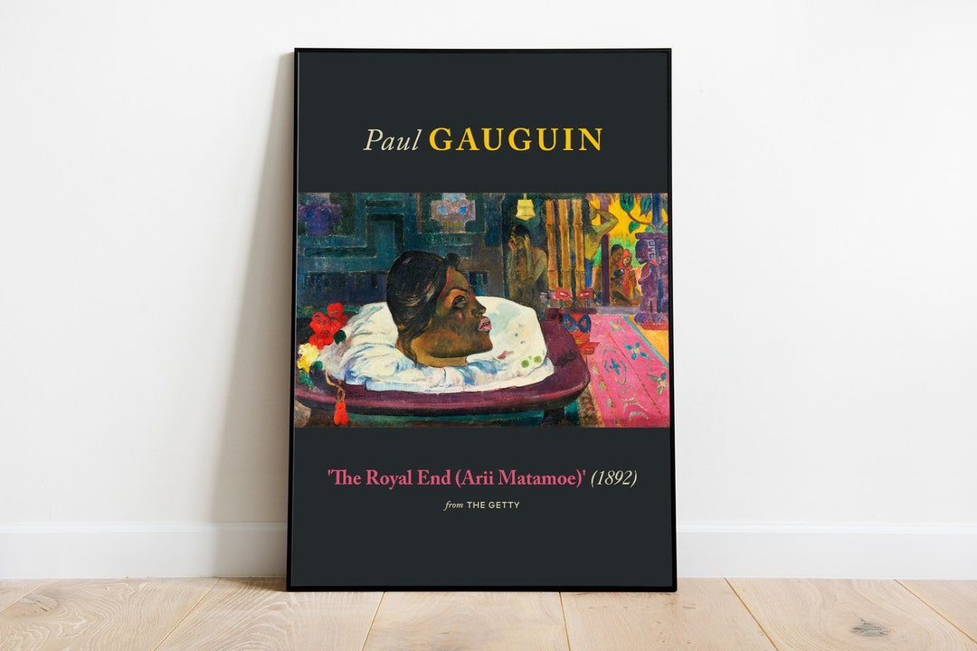 Paul Gauguin — The Royal End (Arii Matamoe) (1892) — Impressionismus ...