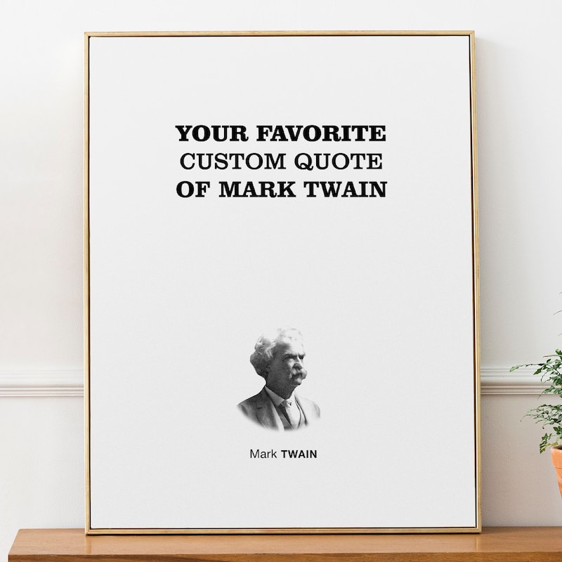 Mark Twain - Etsy