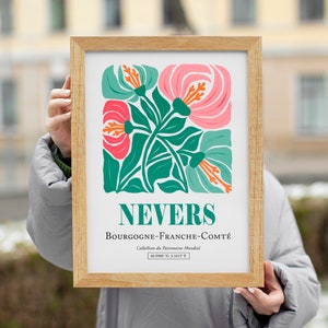 Nevers Bourgogne-franche-comté France Pink and Green Flowers ...