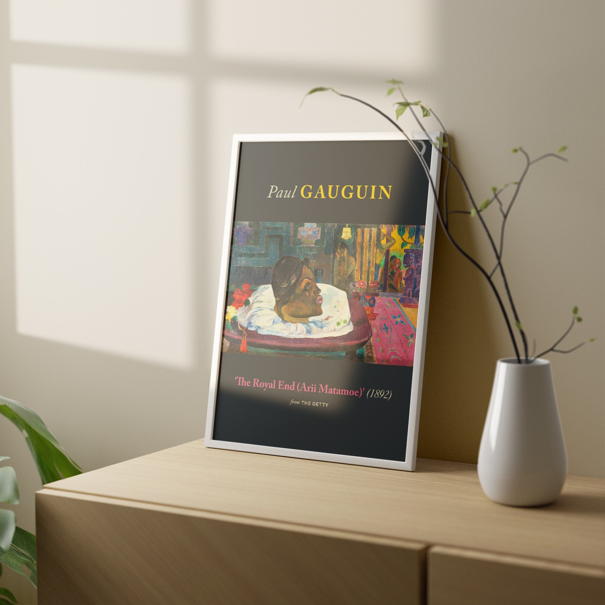 Paul Gauguin The Royal End Arii Matamoe 1892 | Etsy