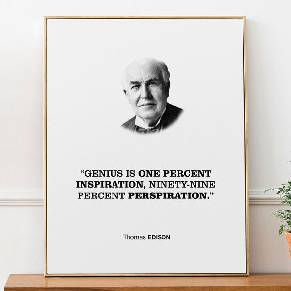 Thomas Edison - Etsy