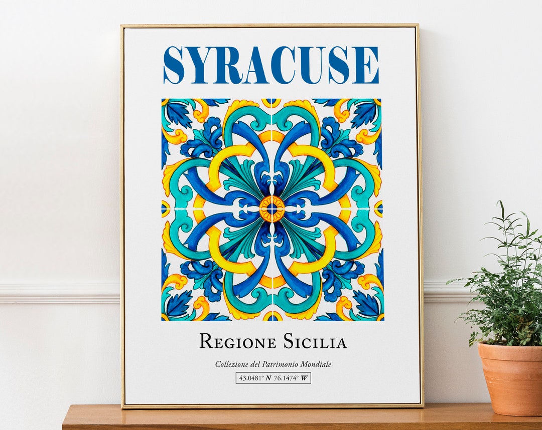 Syracuse, Sicily (sicilia), Italy Traditional Sicilian (italian) Tile ...