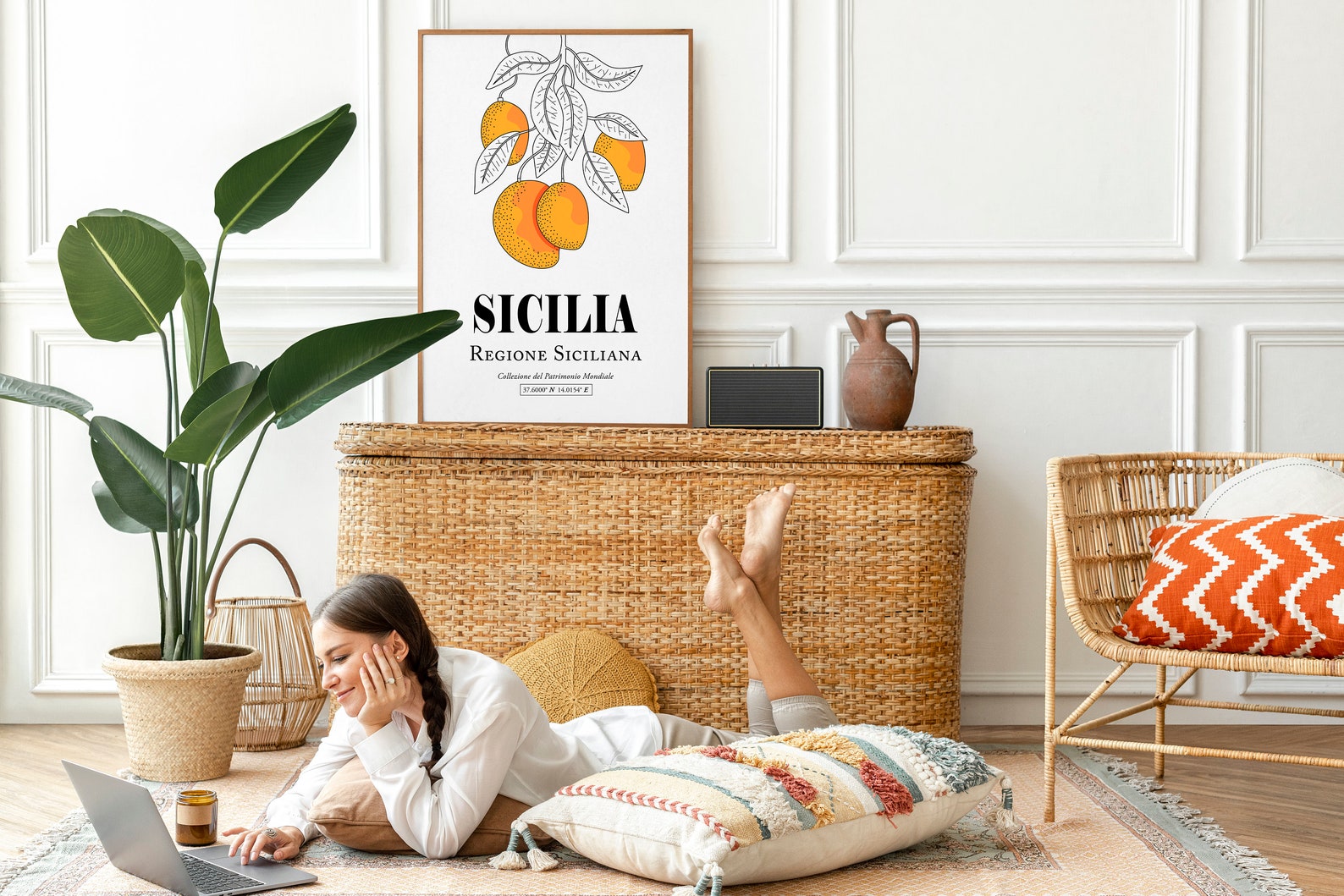 Sicilia, Italy, Sicily Aestheti Apricots Wall Art Decor Print Poster - Etsy
