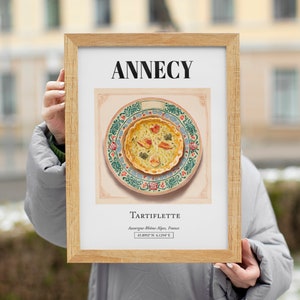 Annecy (auvergne-rhône-alpes, France), Tartiflette, Wall Art Travel ...