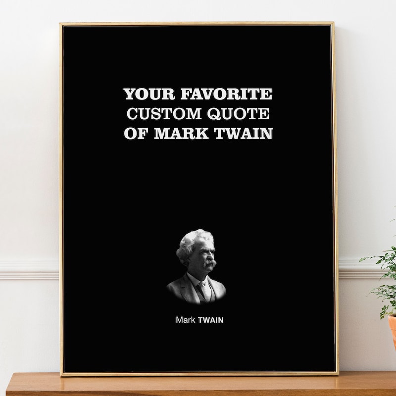 Mark Twain - Etsy