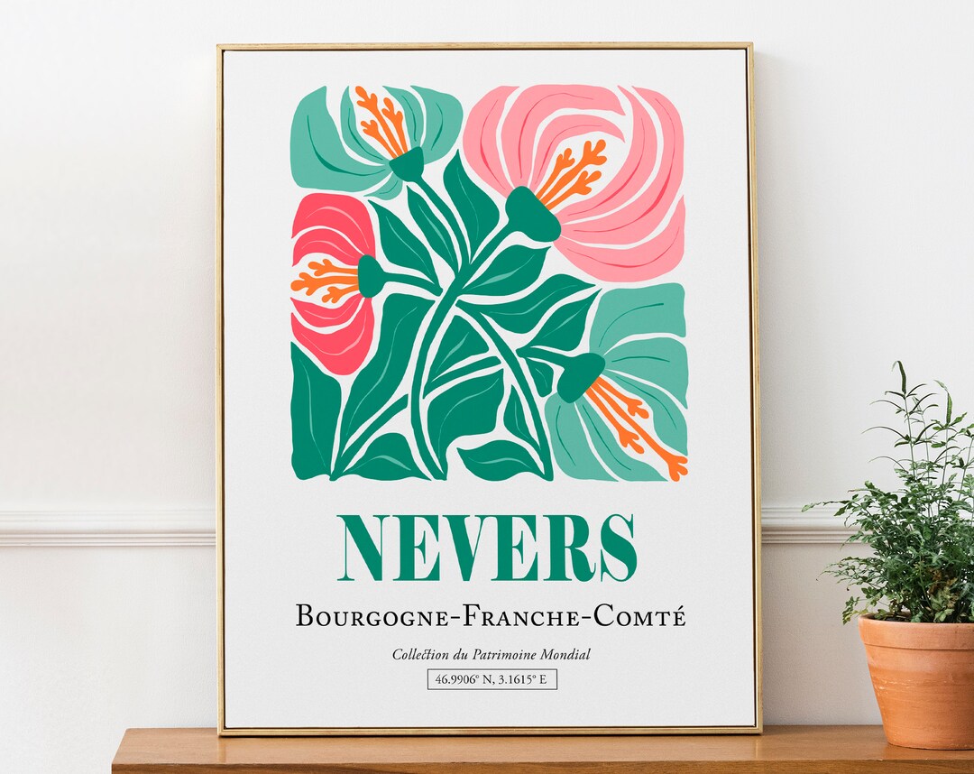 Nevers Bourgogne-franche-comté France Pink and Green Flowers ...