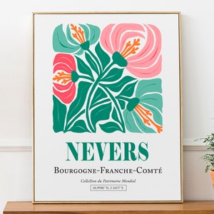 Nevers Bourgogne-franche-comté France Pink and Green Flowers ...